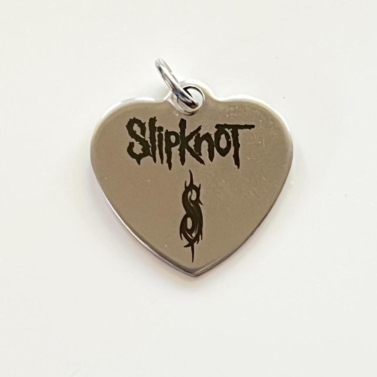 Heart shaped Slipknot pendant (No chain included.... - Depop