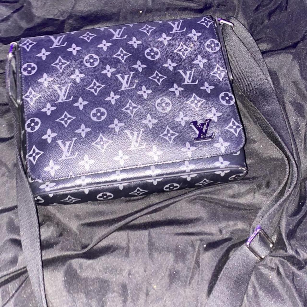 Louis Vuitton Man Bag Authentic The LV logo a... - Depop