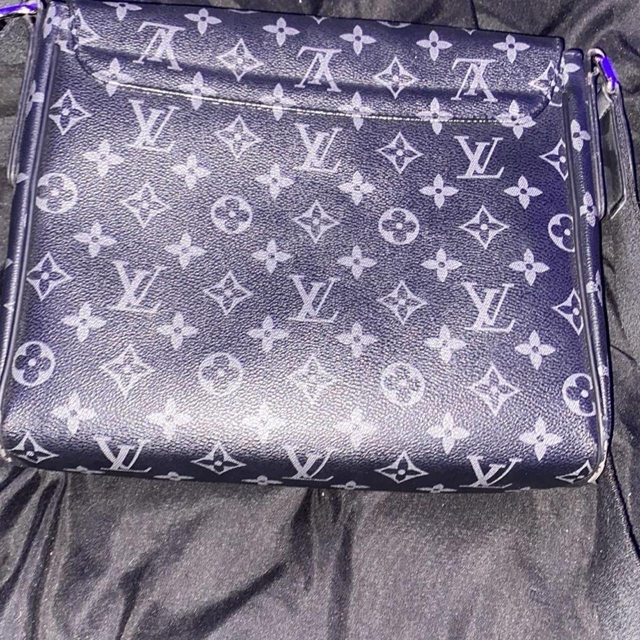 Louis Vuitton Man Bag Authentic The LV logo a... - Depop