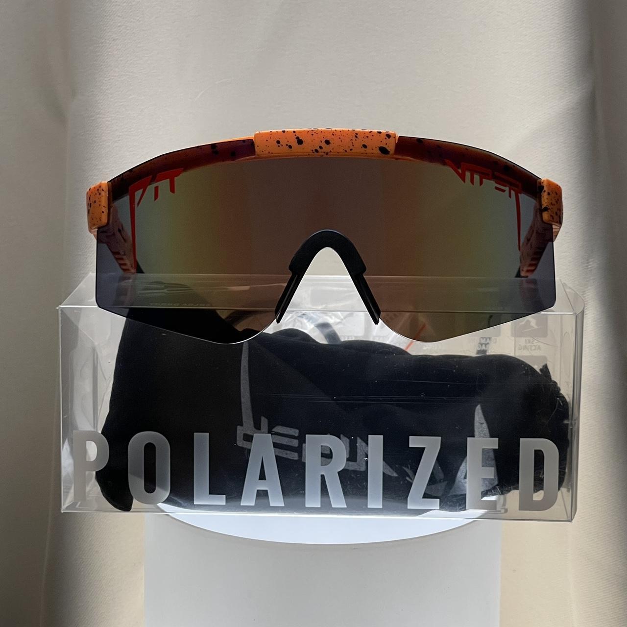 Pit Viper Polarized Sunglasess Orange #pitviper... - Depop