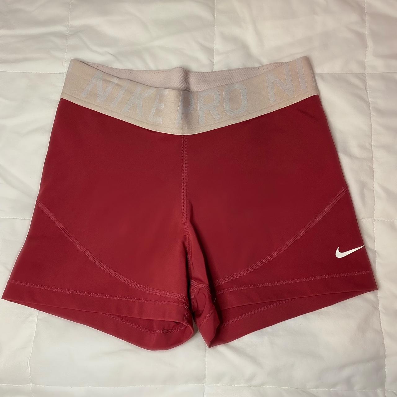 Medium red Nike Pros, new with no flaws or... - Depop