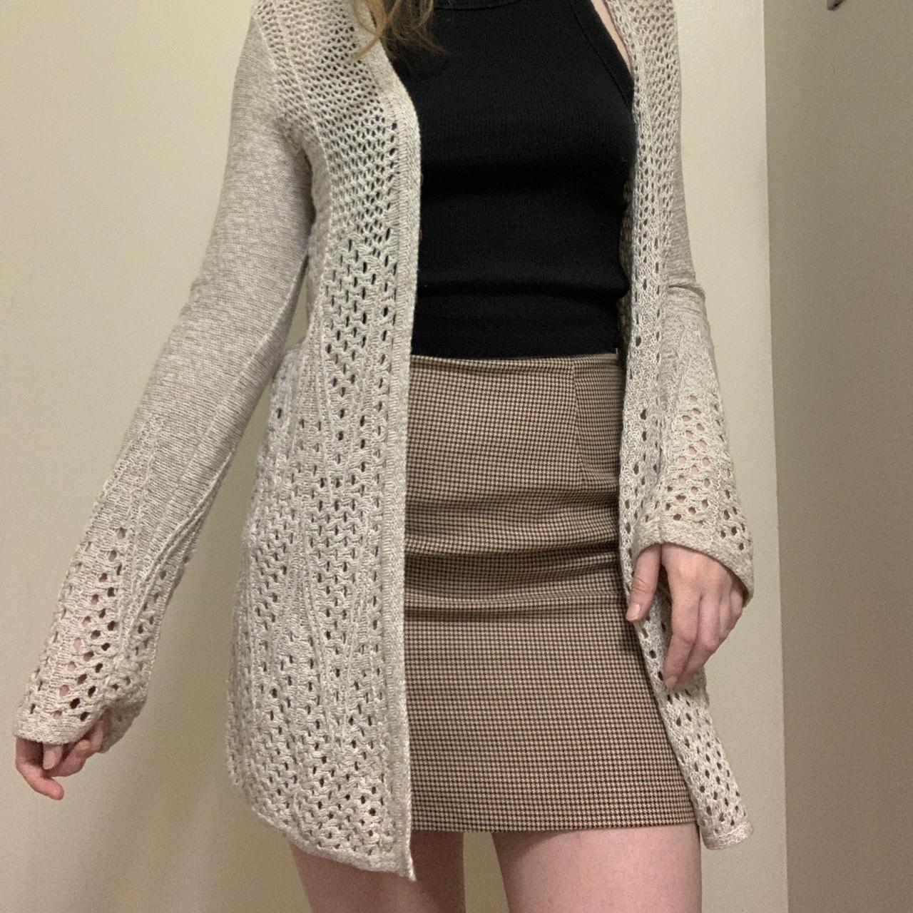 90s r wear rampage dogs tooth mini skirt size “9”... - Depop