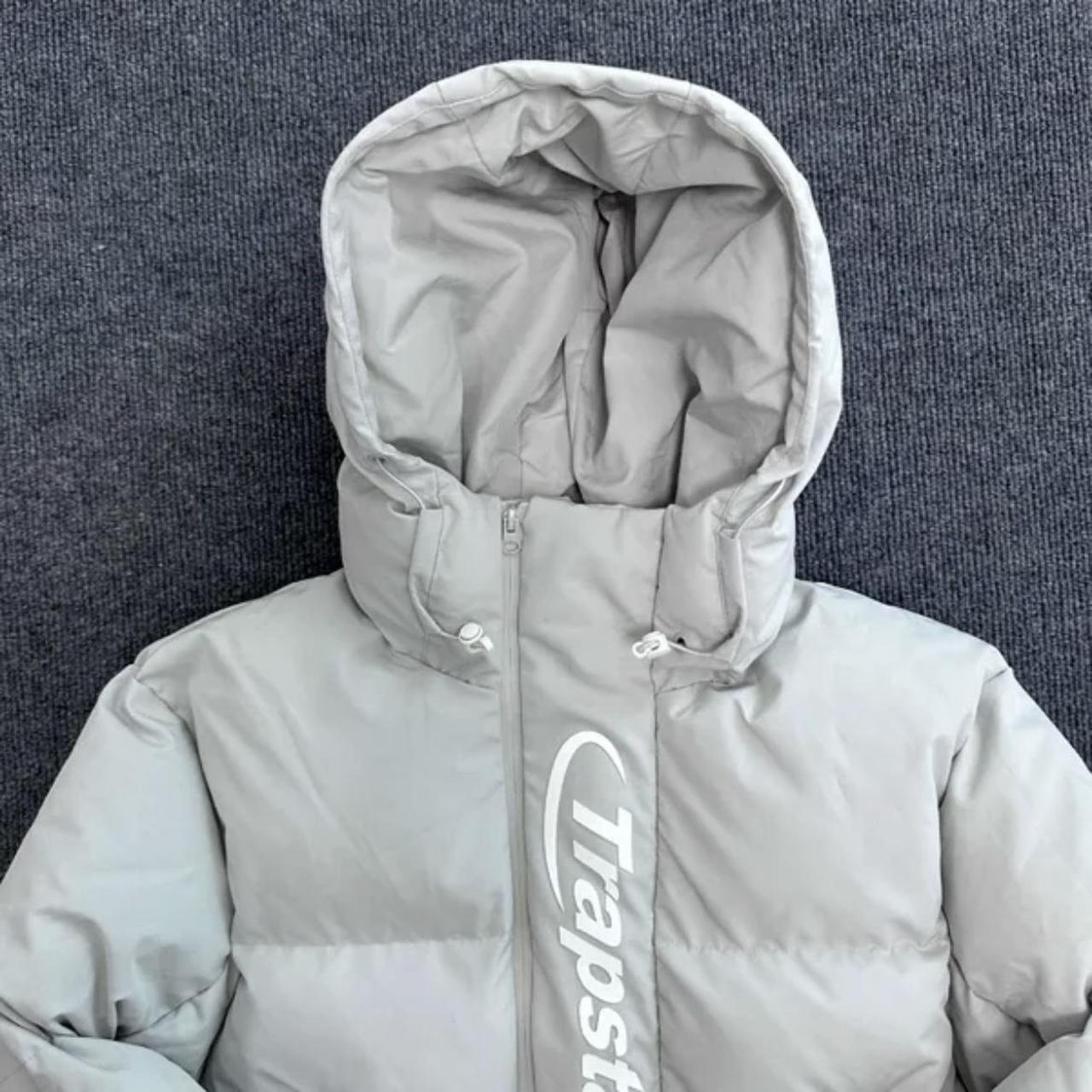 LIGHT GREY TRAPSTAR JACKET Not selling for £15... - Depop