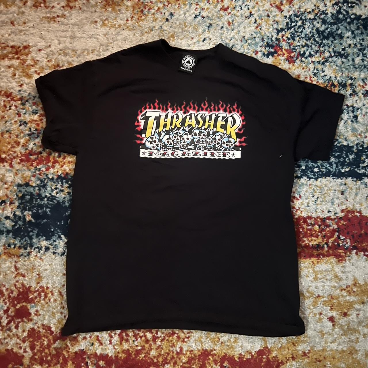 Brand new thrasher tee #thrasher #skate #skateboarding - Depop