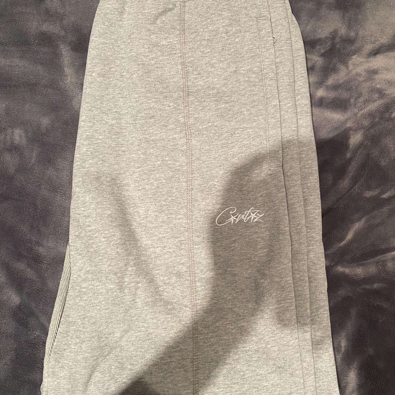 Corteiz HMP tracksuit bottoms grey1:1 rep - Depop