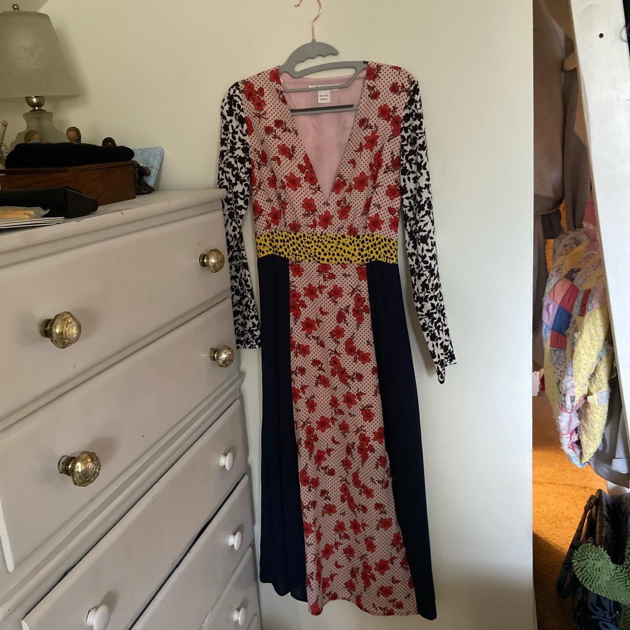 A-line maxi dress with lots of pattern. Really love... - Depop