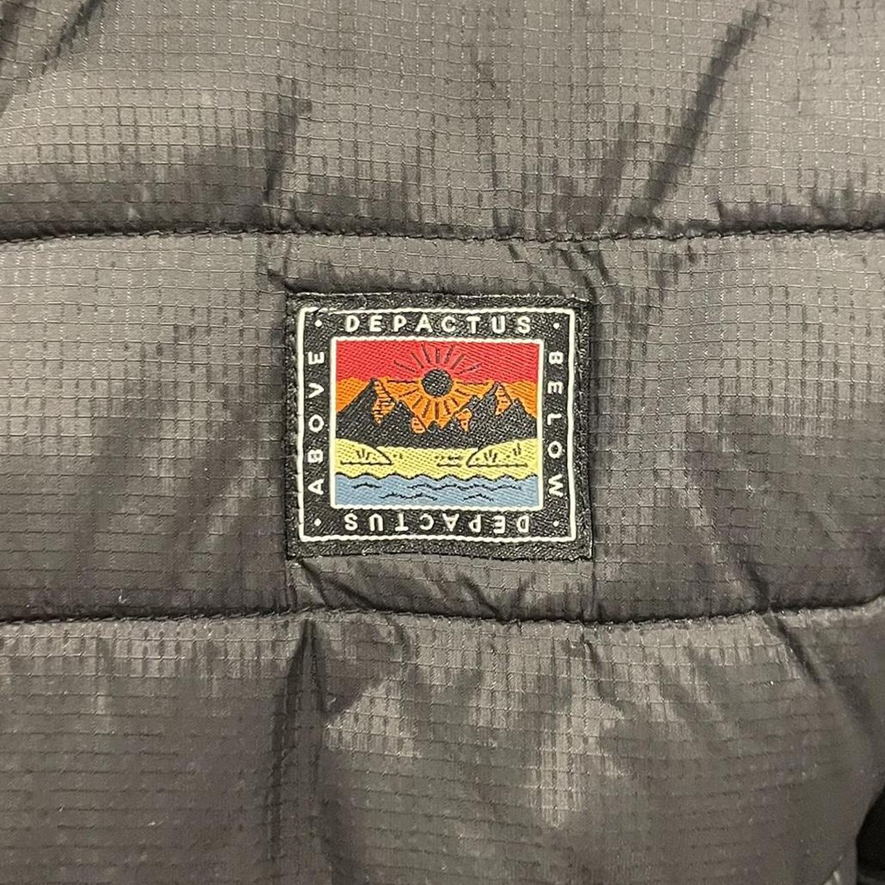 black puffer rip inside but doesn’t affect it. - Depop