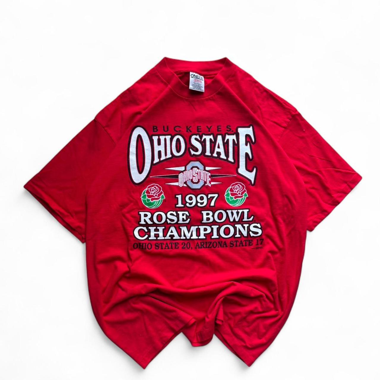 Vintage 1997 Ohio State Rose Bow Champions Cotton... | Depop