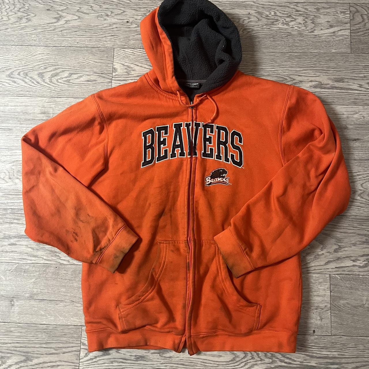 Vintage Beavers Zip Up Hoodie Men’s Medium Same day... - Depop
