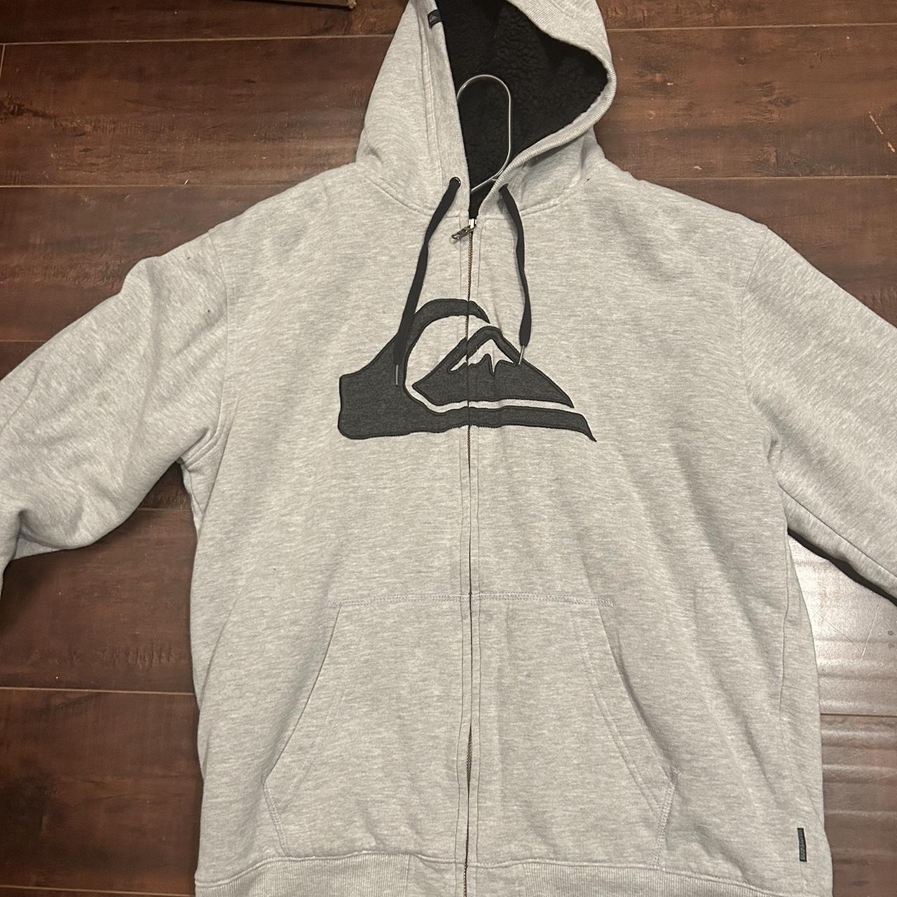 Y2K quicksilver hoodie Fur lining - Depop