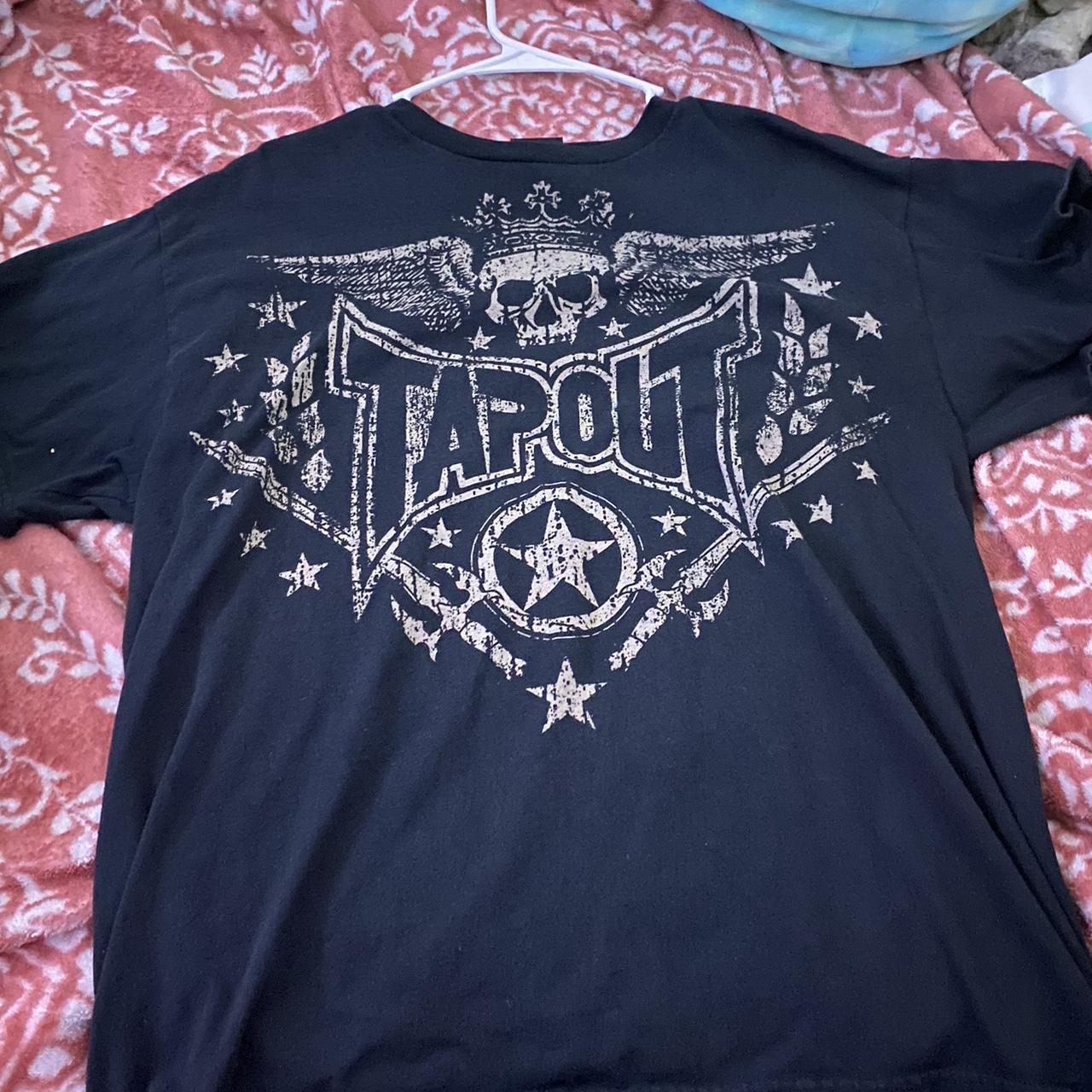 black tap out shirt Size Large | Depop