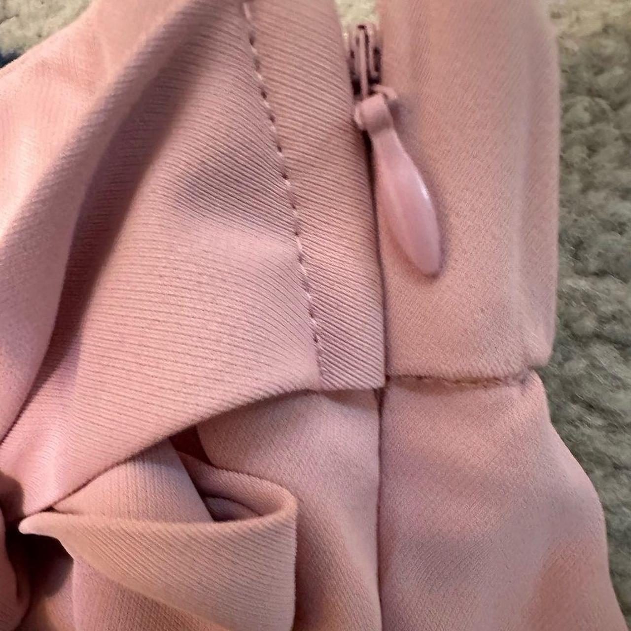 Halara Pink Small High Waisted Tie Side Invisible... | Depop