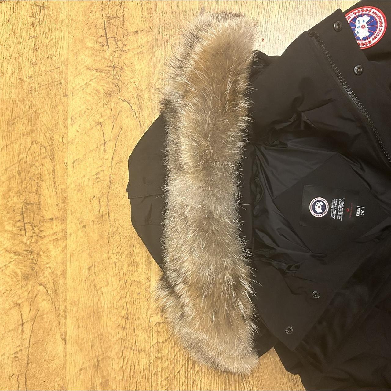 Black (Red badge) Canada goose wyndham parka... - Depop
