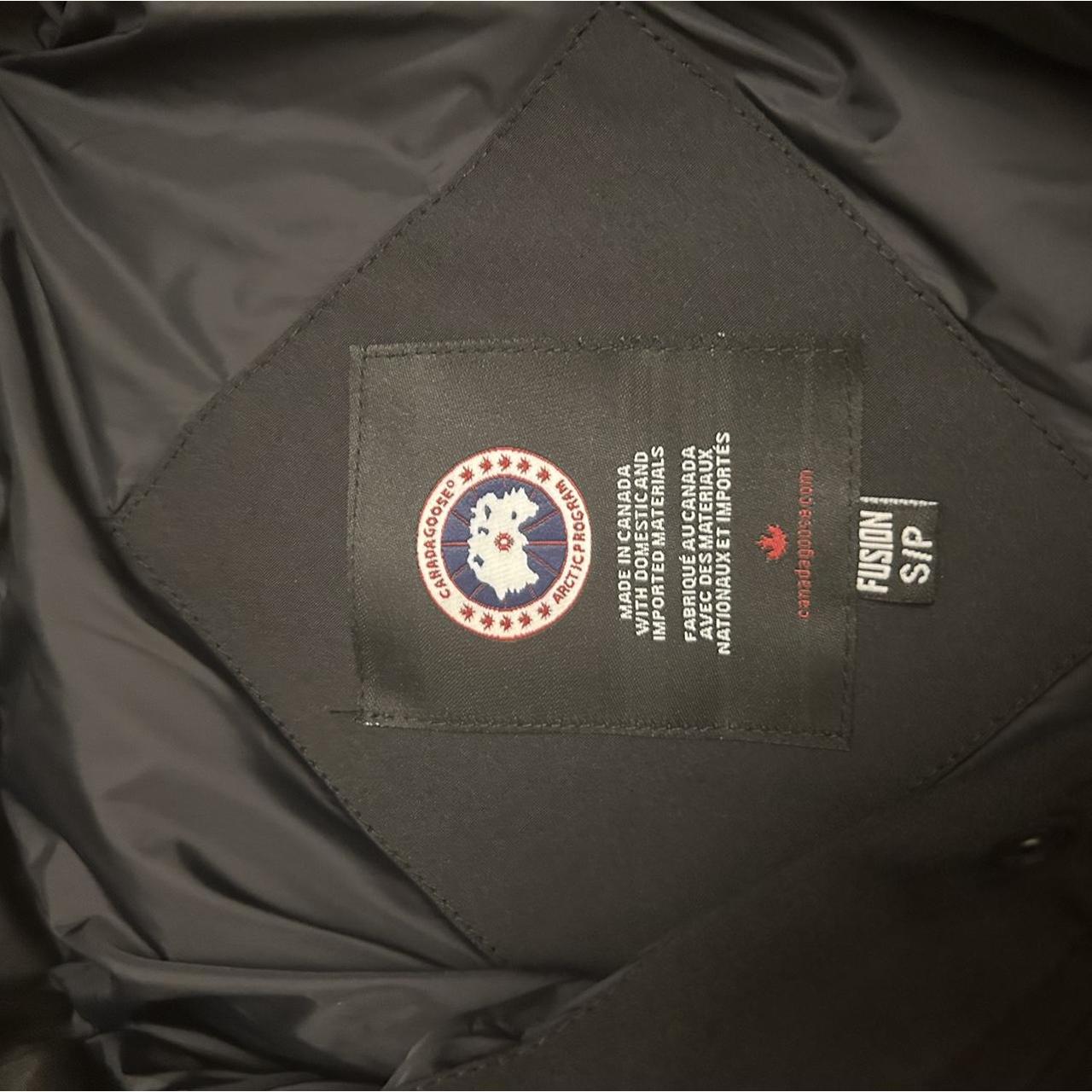 Black (Red badge) Canada goose wyndham parka... - Depop