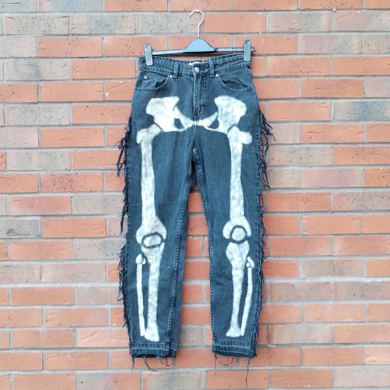 Skeleton jeans store