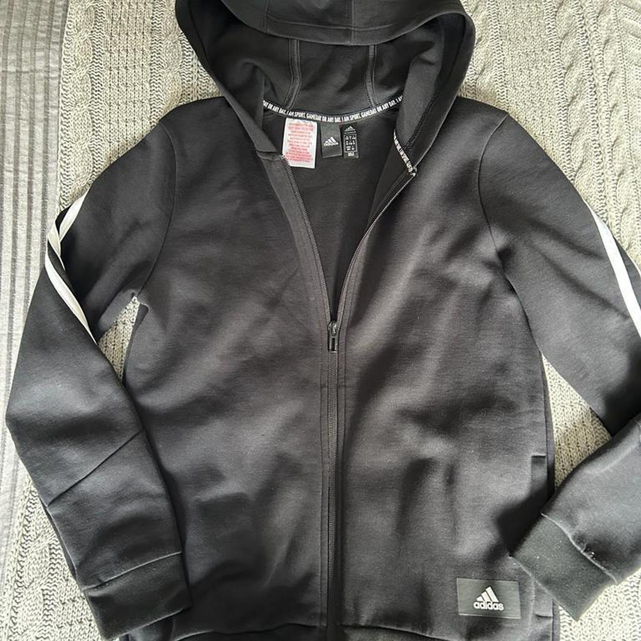 UK 11-12 adidas zip up hoodie - Depop
