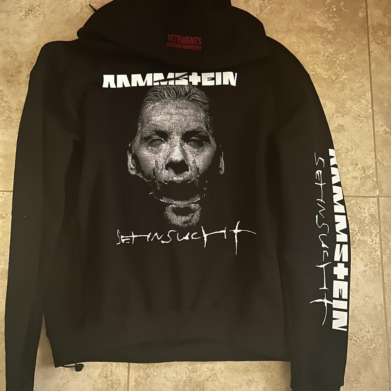vetements rammstein hoodie #vetements #balenciaga... - Depop