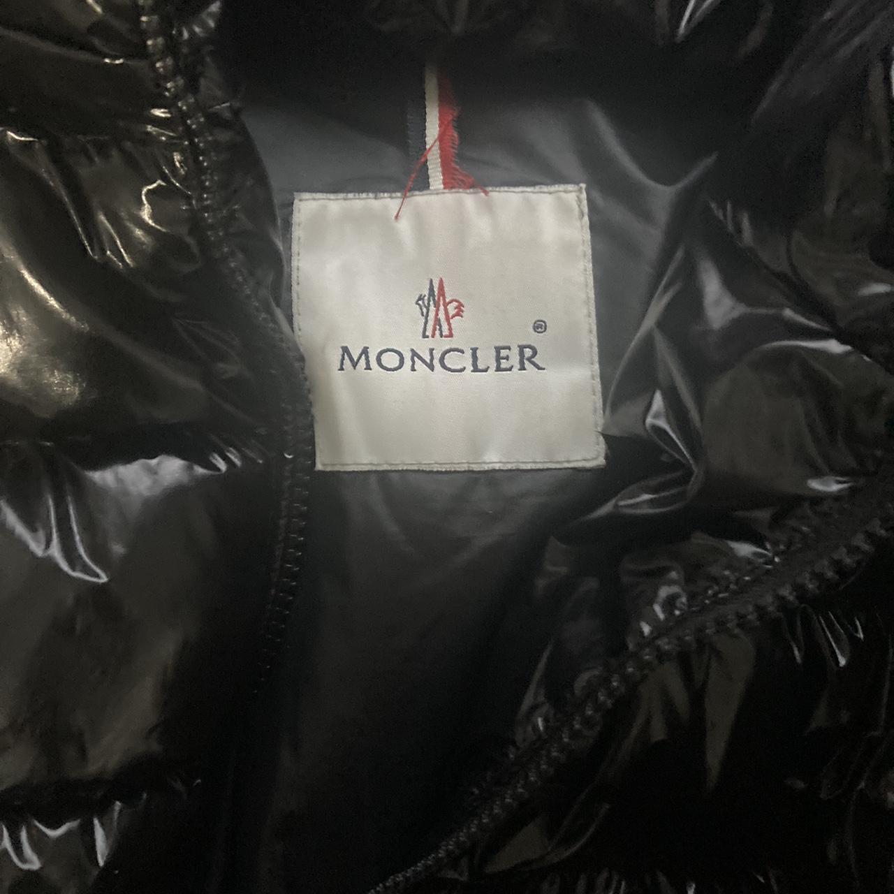Moncler maya black Click in the zip Good condition... - Depop