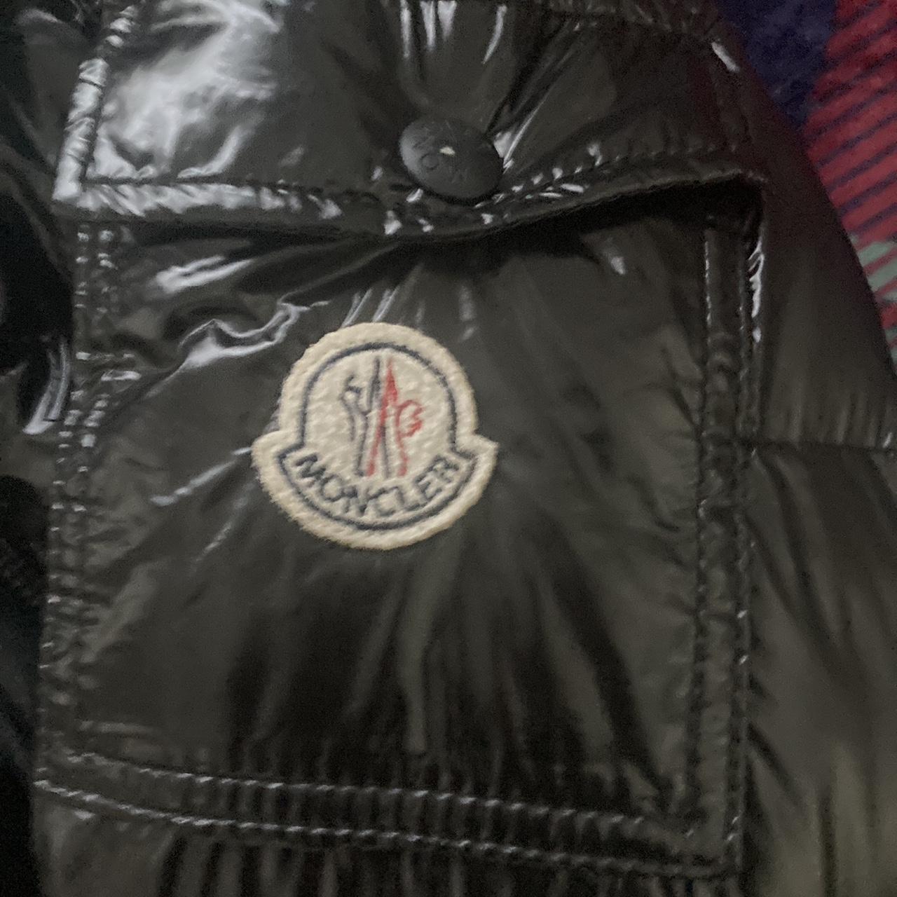 Moncler maya black Click in the zip Good condition... - Depop