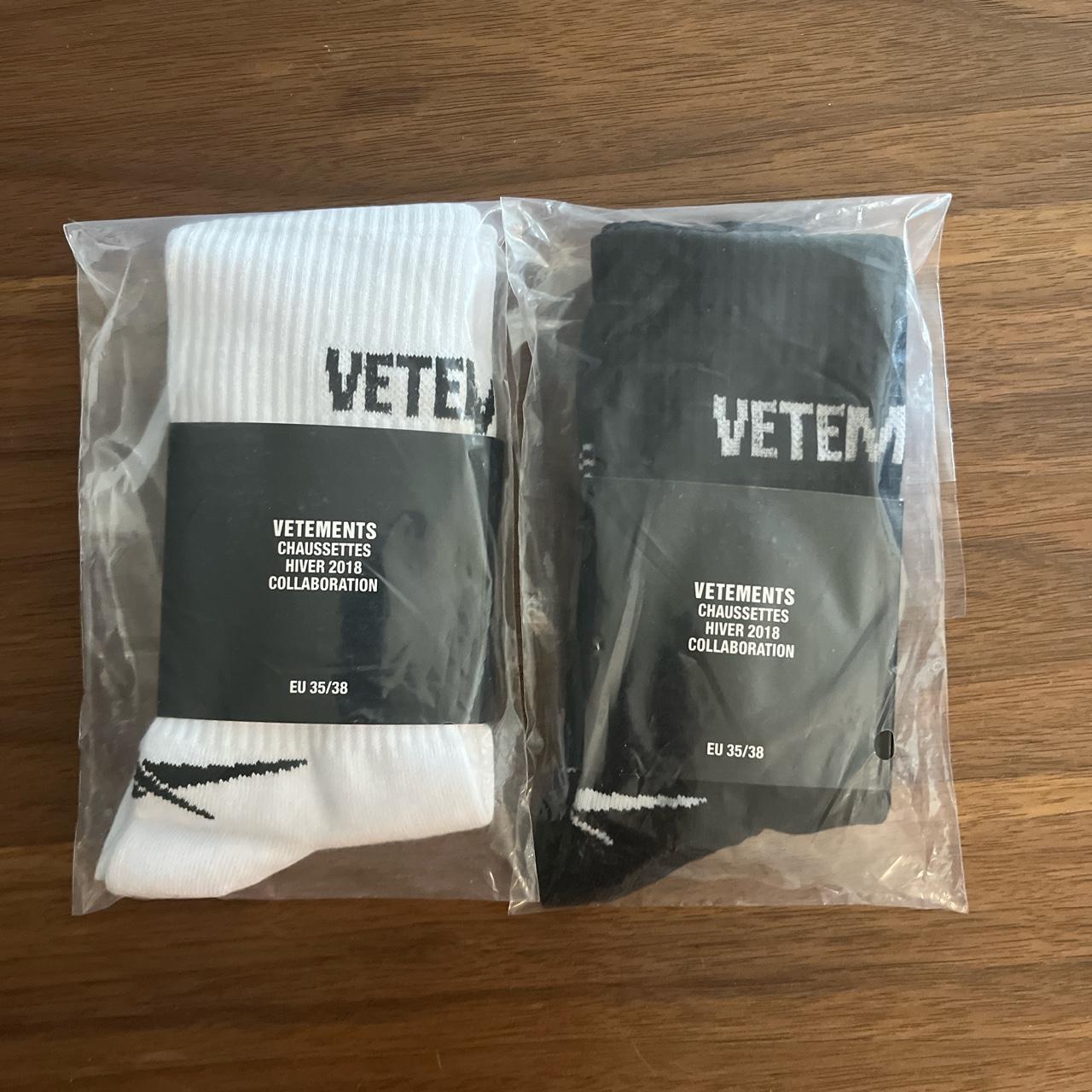 New Vetements X Reebok socks bundle Size is EU 35/38... - Depop