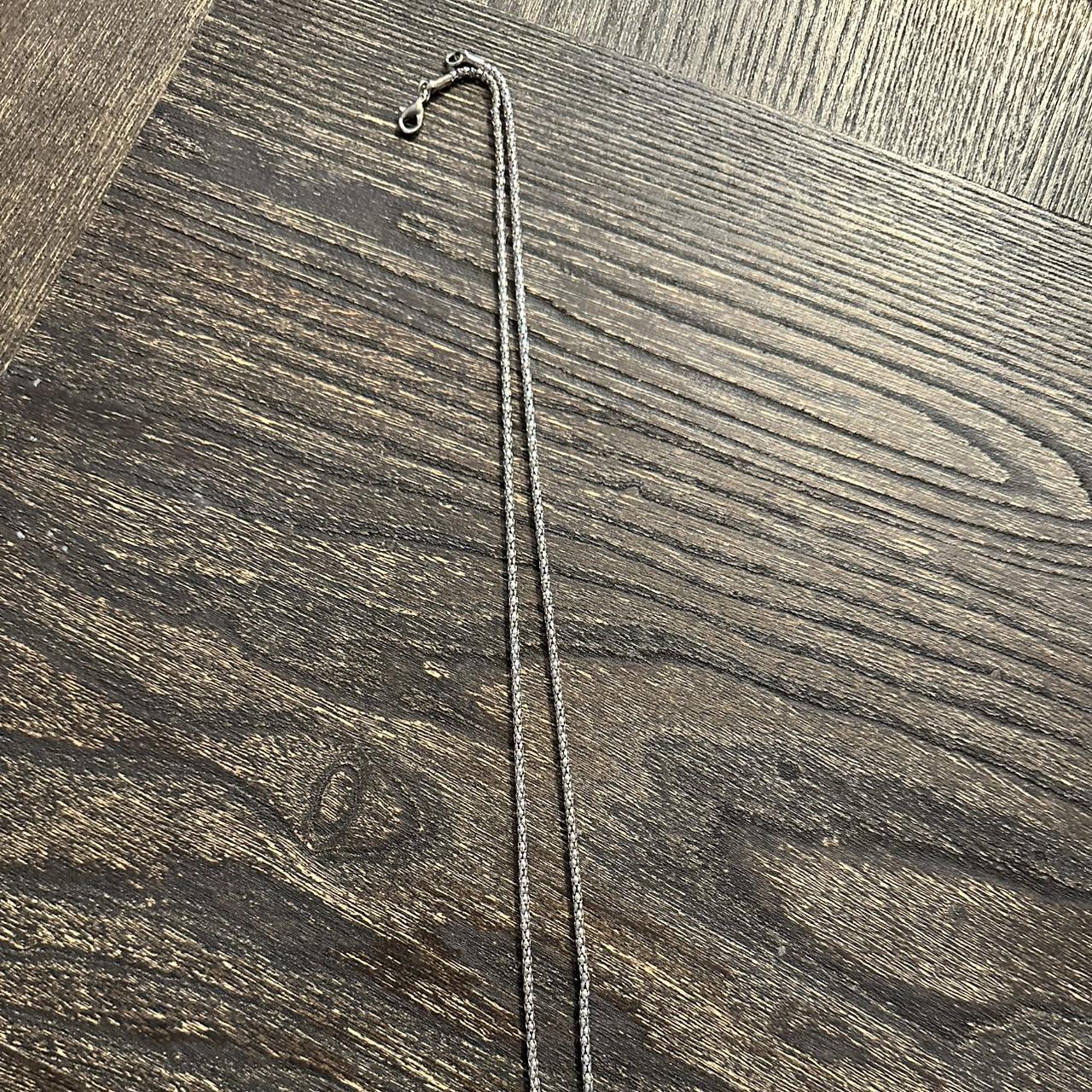 y2k 2000s heavy metal silver gun pendant mini uzi... - Depop