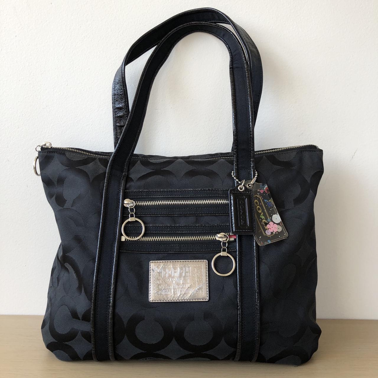 Authentic Coach Poppy Tote Bag 40cm x 32cm. Visible... - Depop