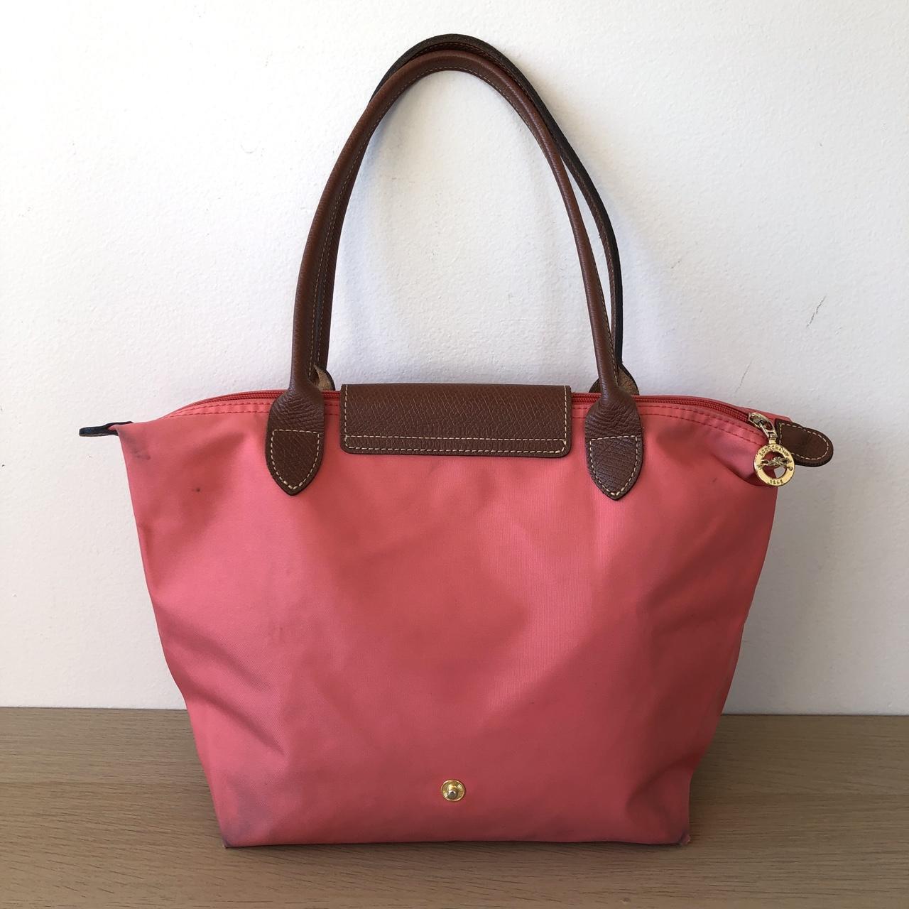 Authentic Longchamp Small Long Handle Tote. Stains... - Depop