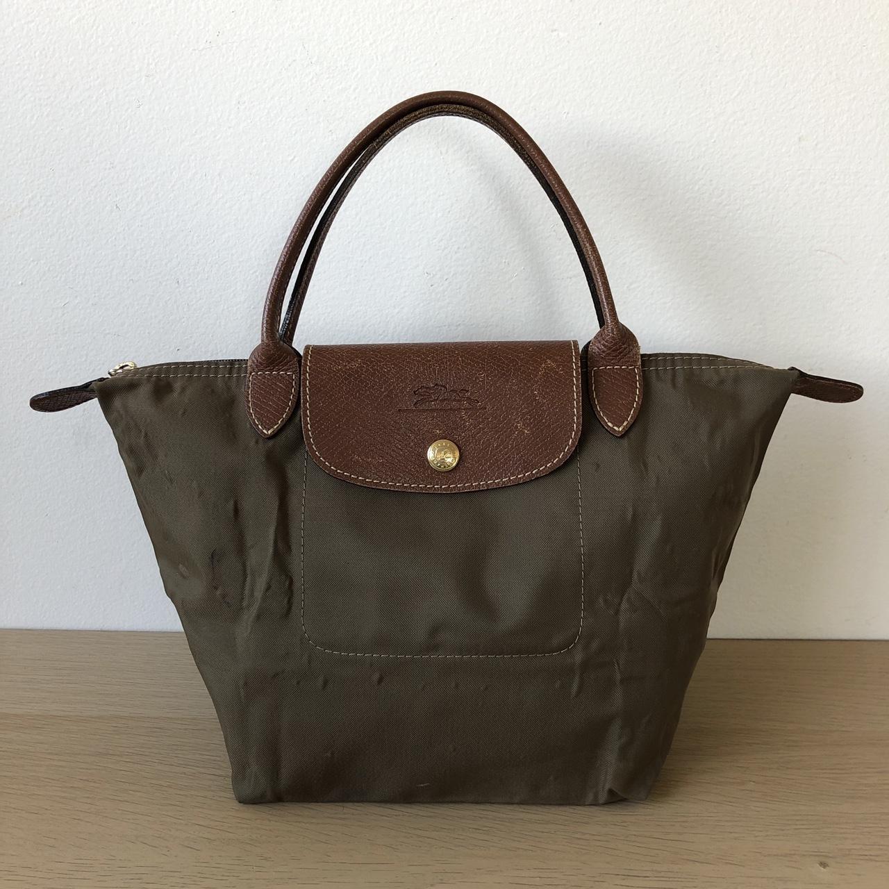 Longchamp Le Pliage Dark Green Olive Type S Small... - Depop