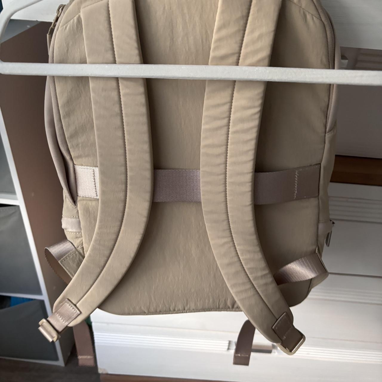 Lulu Lemon Adventurer Backpack Tan (full size, not... - Depop
