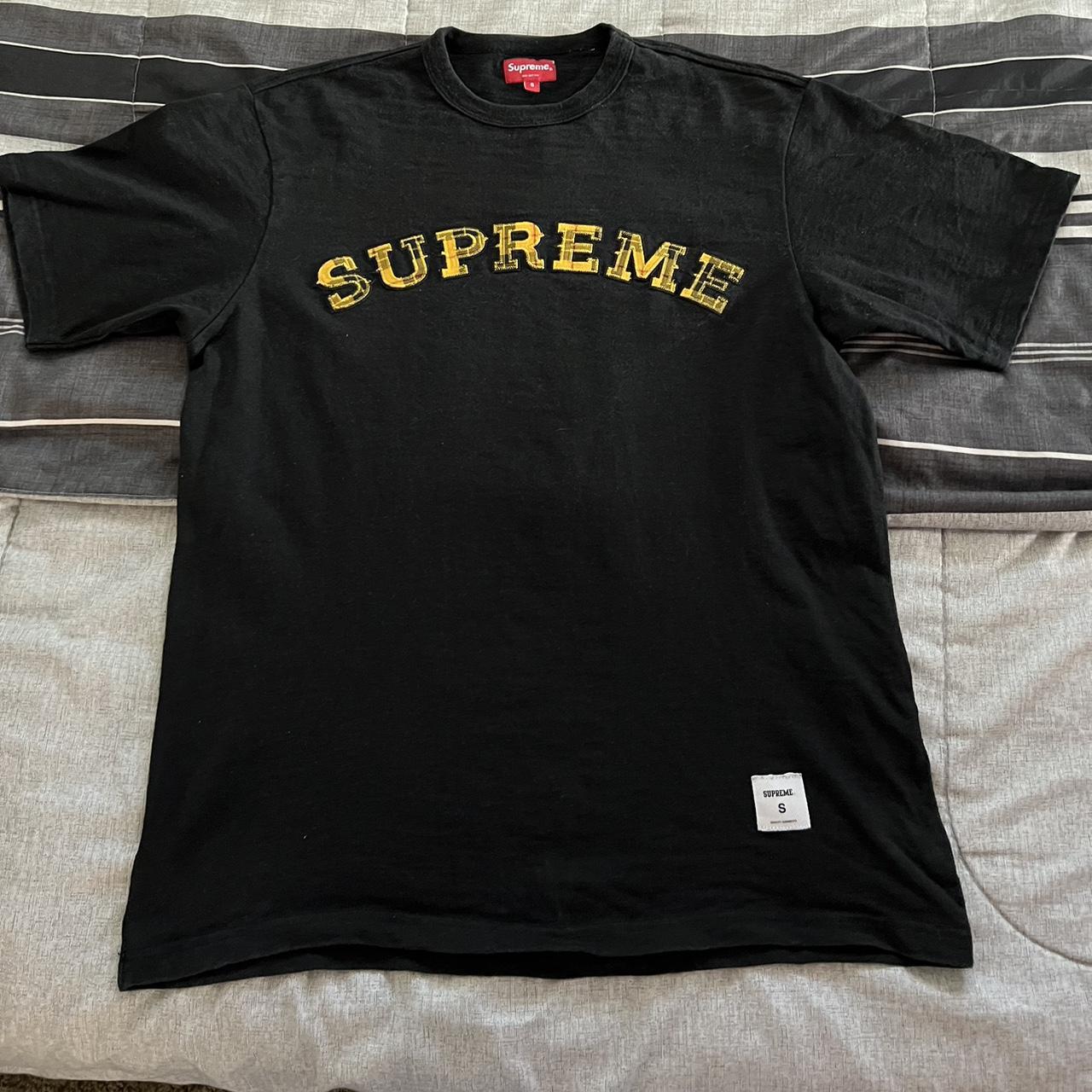 Supreme tee , Good condition Size small . Fits more... - Depop