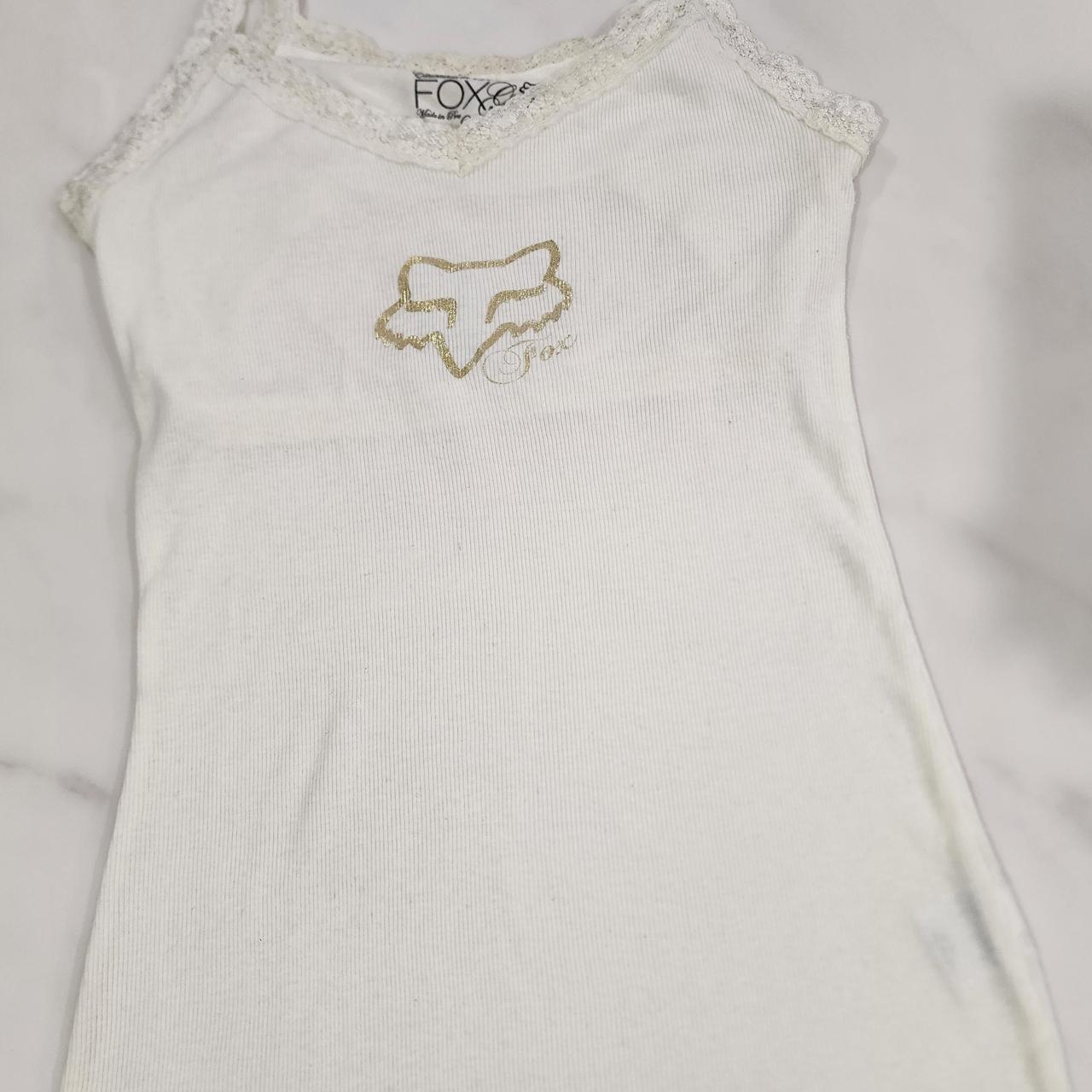 Fox Racing, long singlet with lace straps. Extra... | Depop