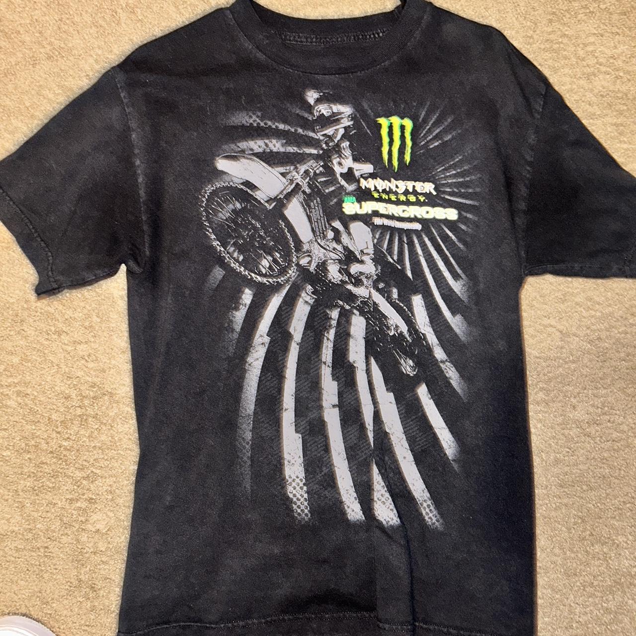 Monster energy motor cycle tee - Depop