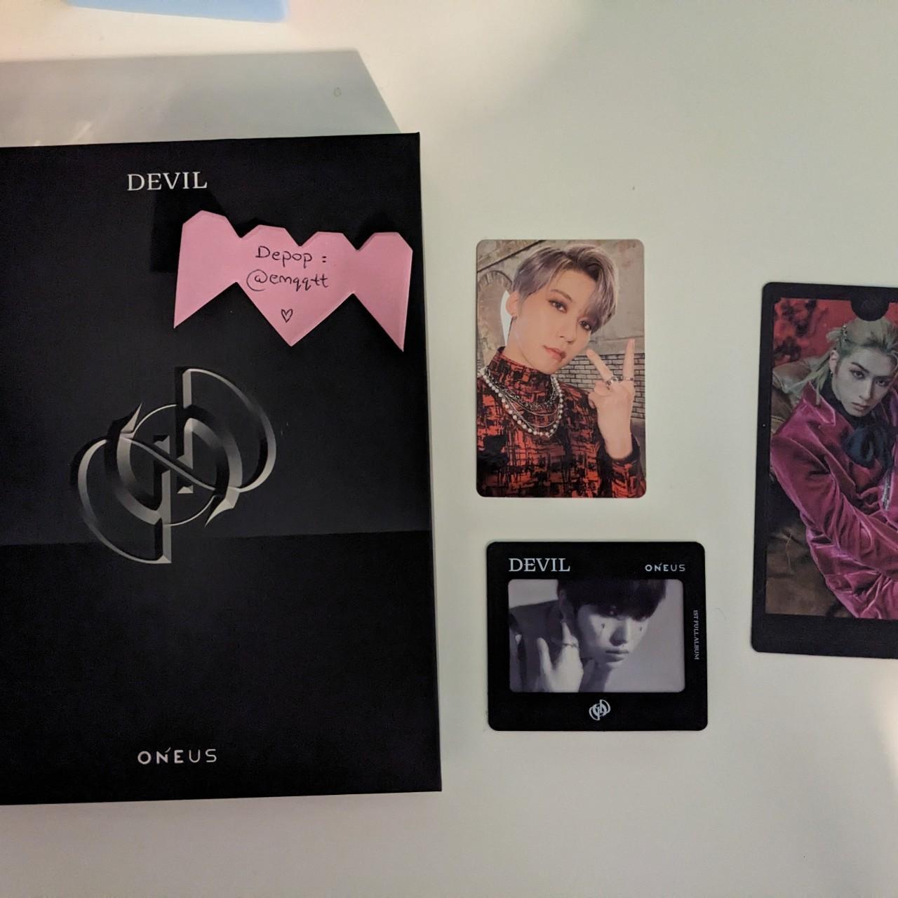 oneus devil album + inclusions ♡ keonhee... - Depop
