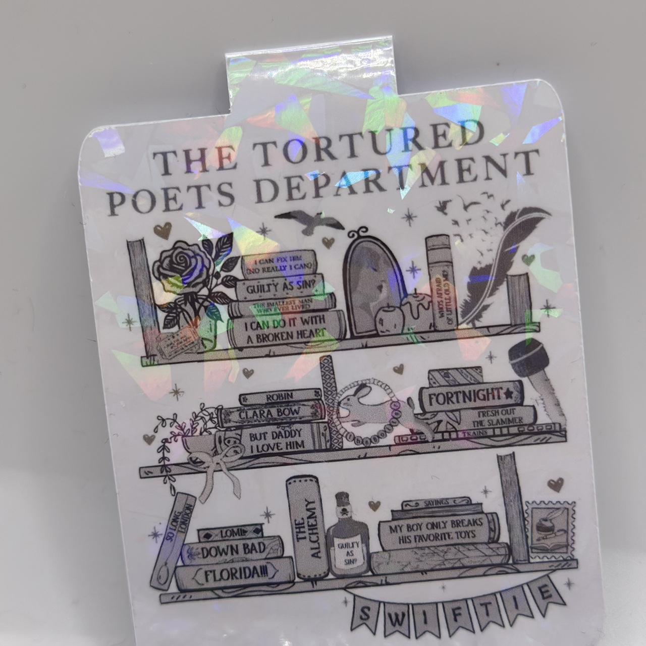 Holographic Taylor Swift TTPD magnetic bookmarks ... - Depop