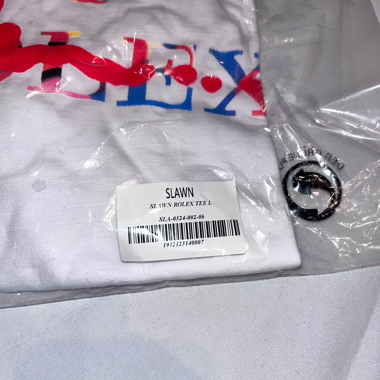 Slawn x Rolex T-shirt (White) - Large Brand new... | Depop