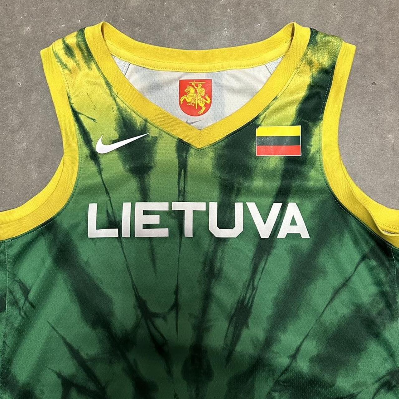 Lithuania Bootleg Nike Basketball Jersey Size: M |... - Depop
