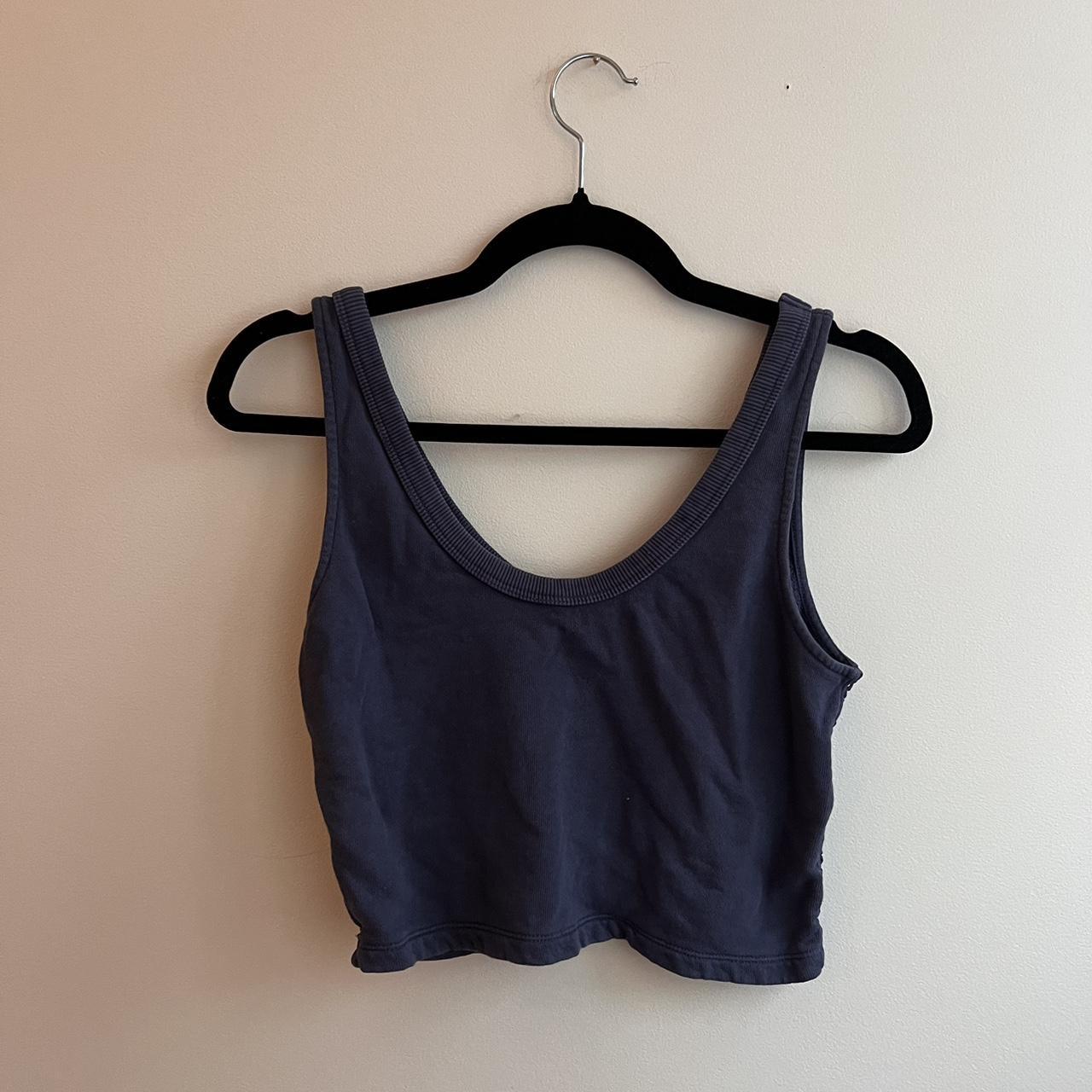 XS navy blue, arie tank top - Depop