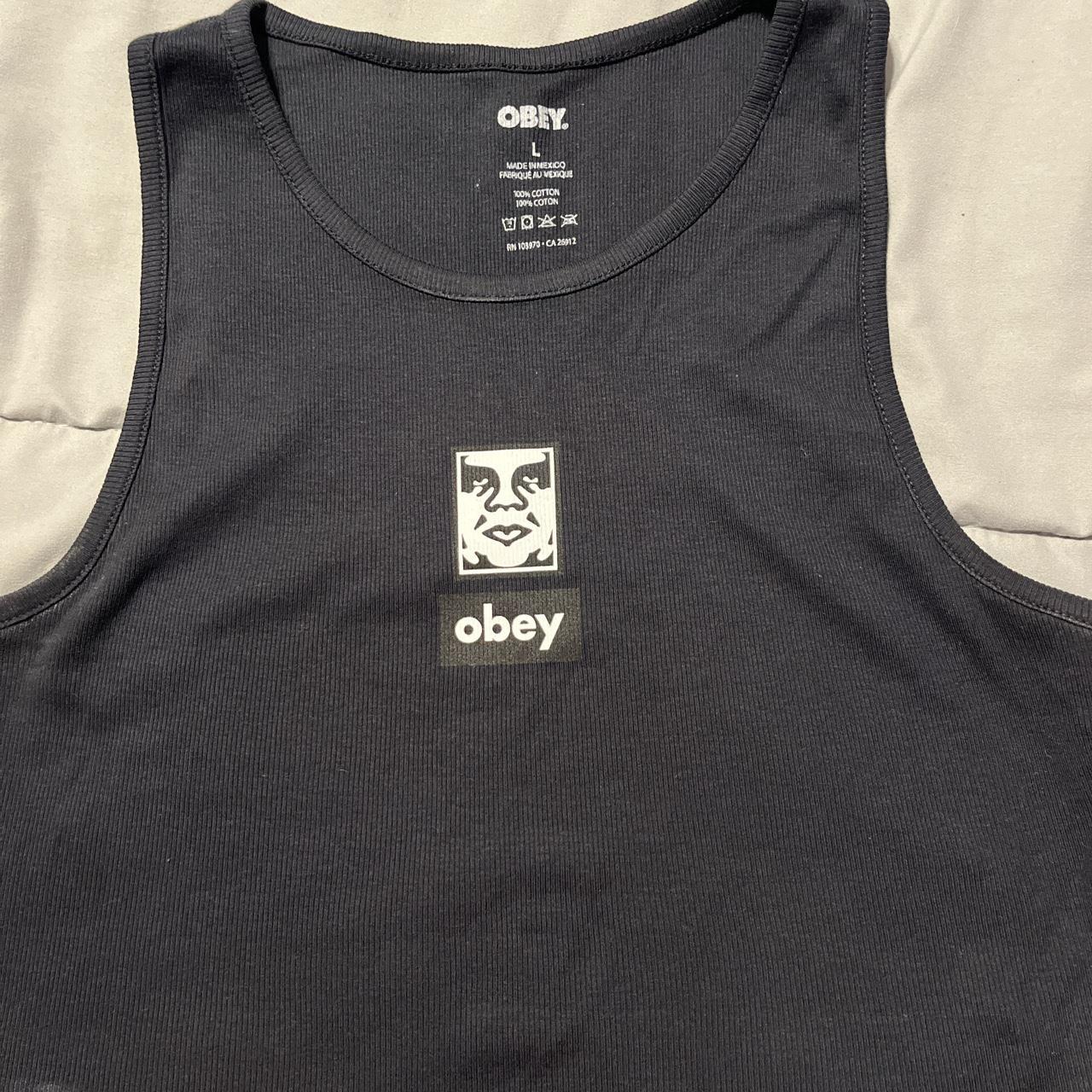 women’s size L Obey Tank - Depop