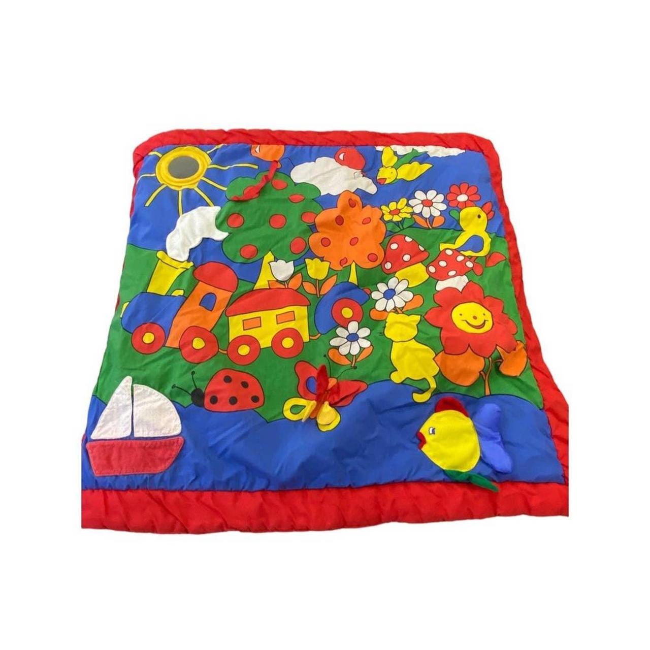 BOLD Primary colors 1980’s RETRO Baby nursery wall... - Depop