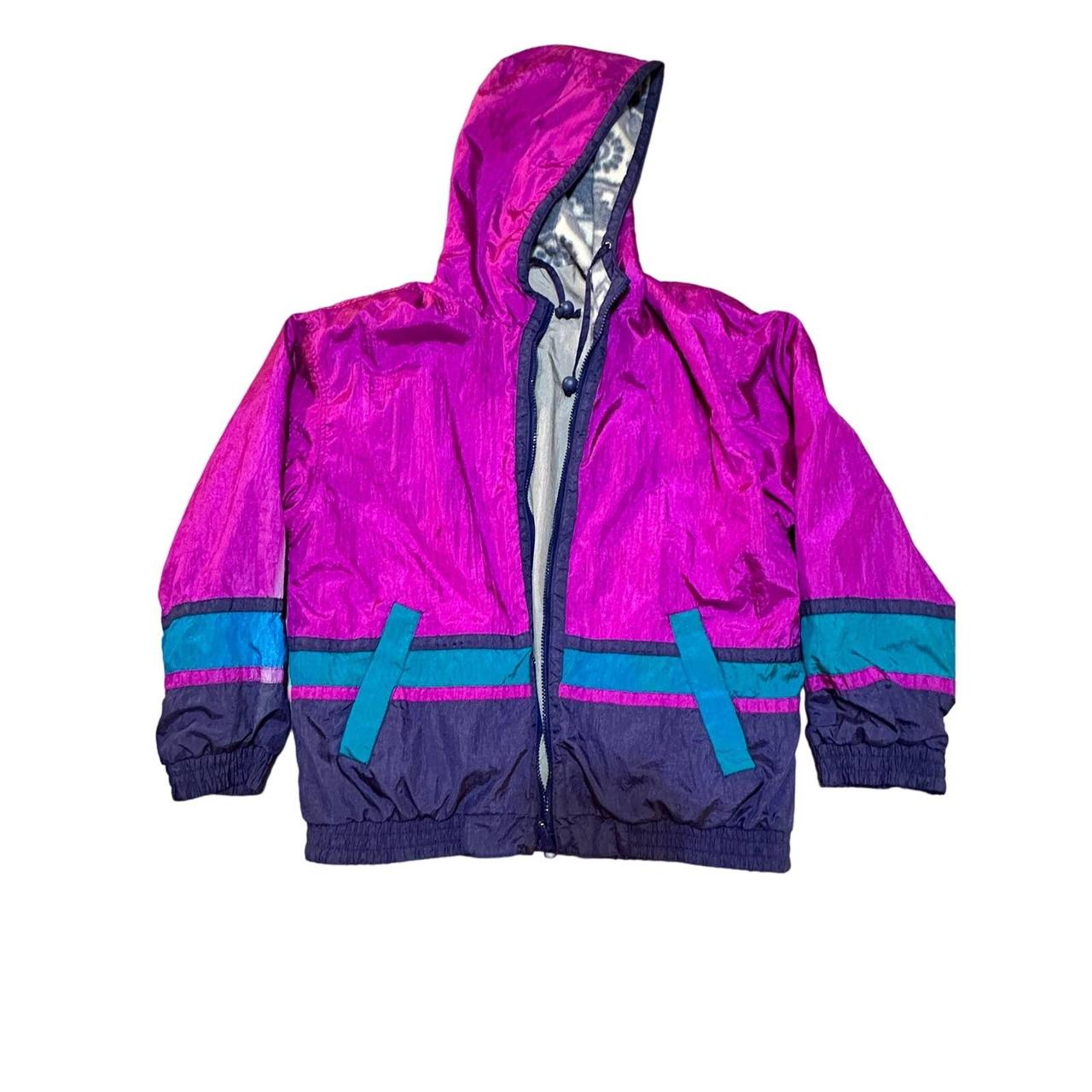 Vintage reversible jacket. Misty Valley Sport brand,... - Depop