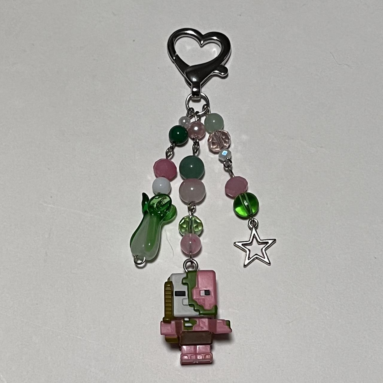 minecraft keychains! only one of each! wither... - Depop