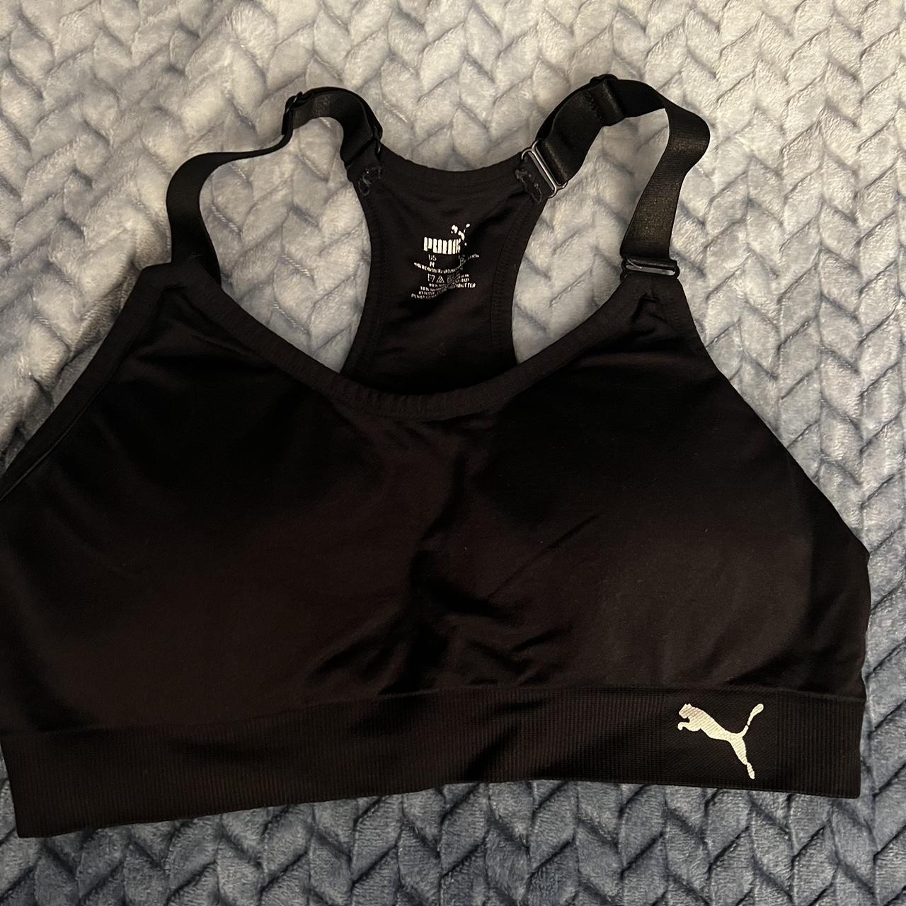 puma sports bra with padding. i’ve worn it but it’s... - Depop