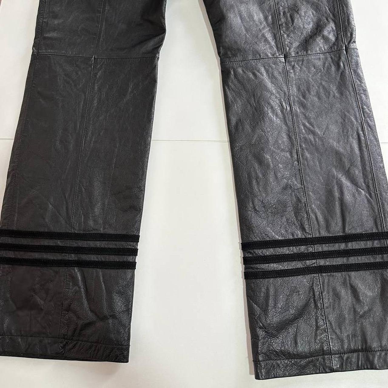 ADIDAS ORIGINALS STRAIGHT LEATHER PANTS - Depop