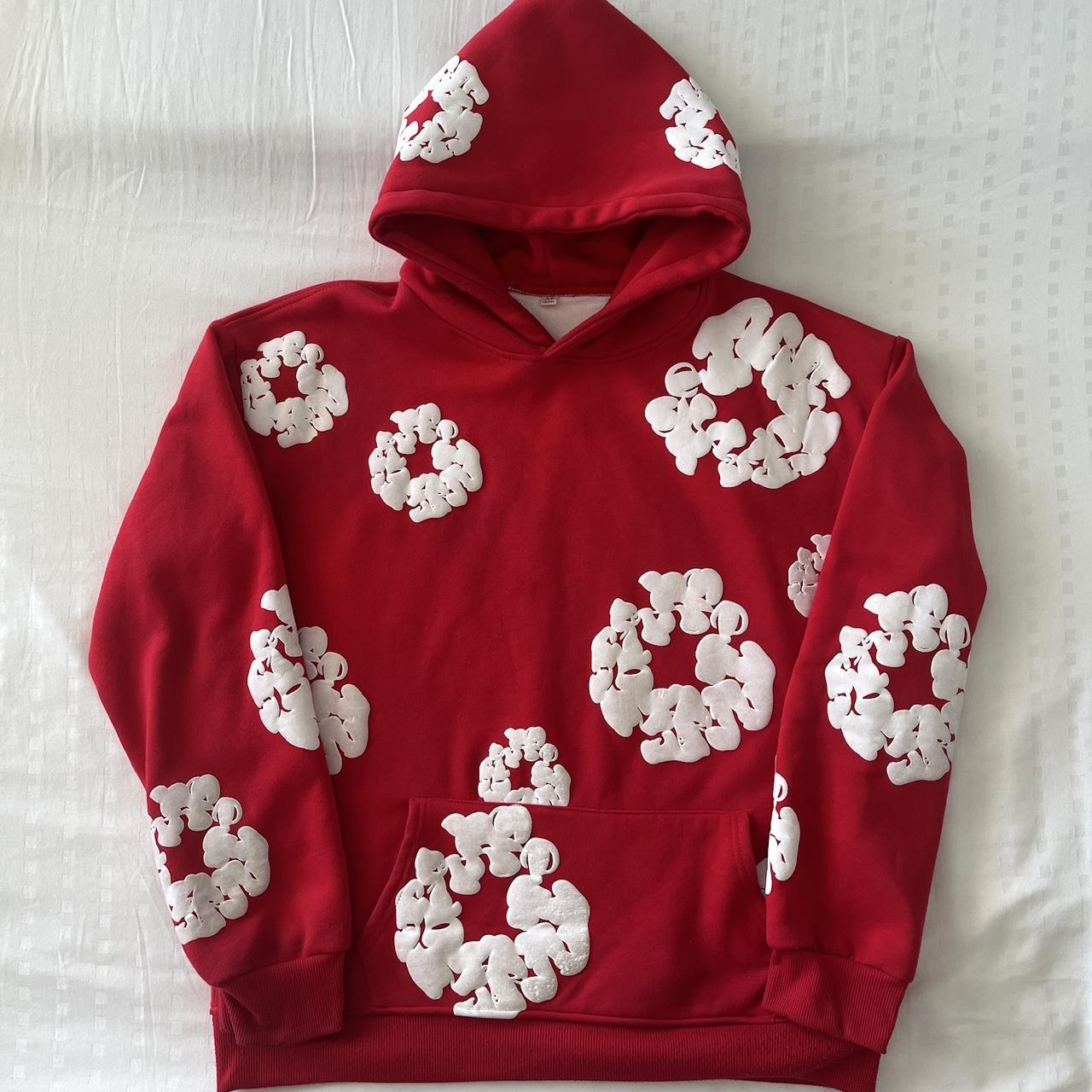 Red Denim Tears Hoodie Size XL Asian (Size L... - Depop