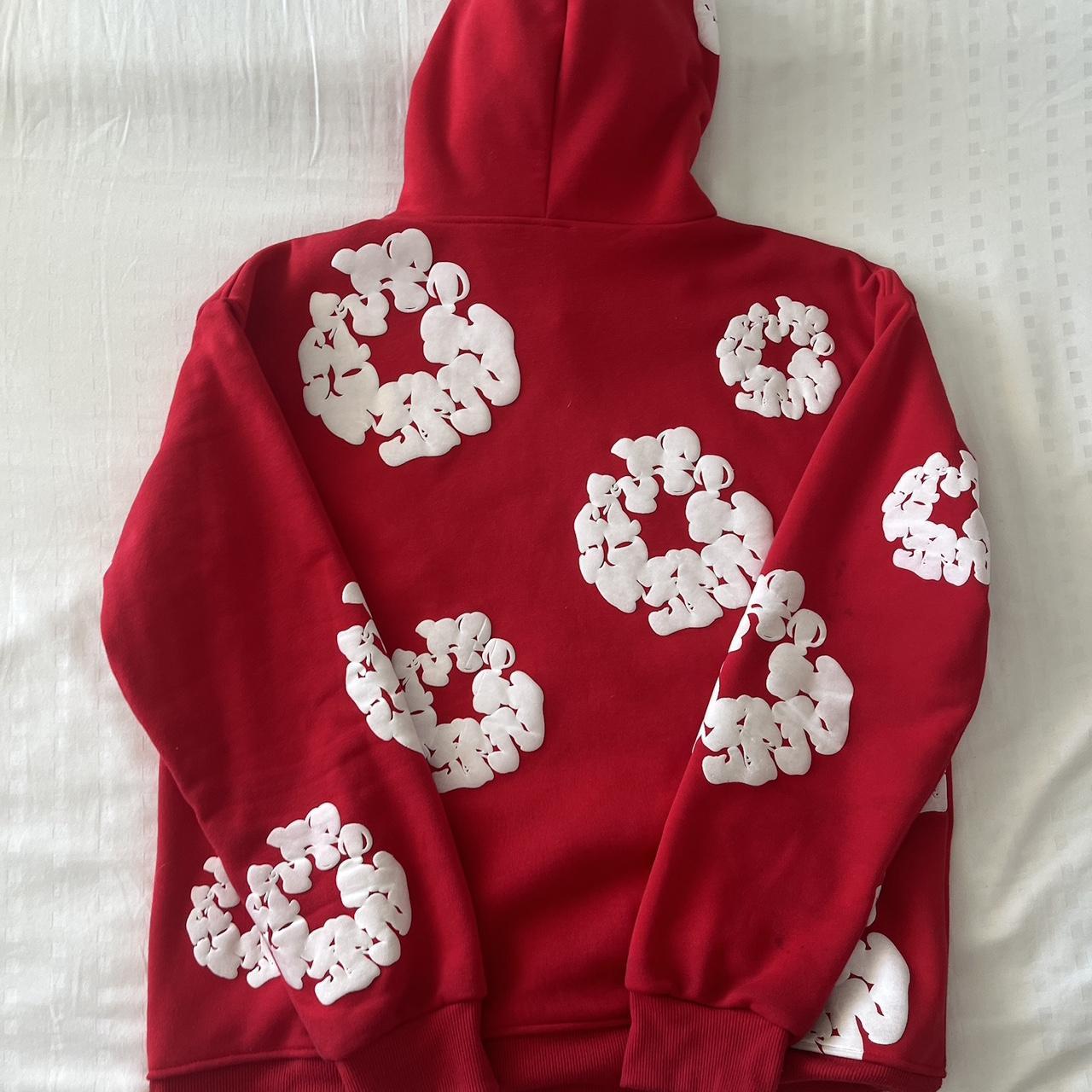 Red Denim Tears Hoodie Size XL Asian (Size L... - Depop