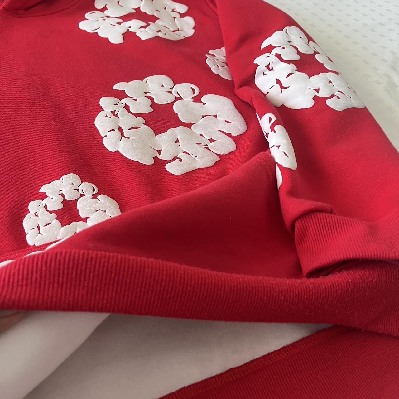 Red Denim Tears Hoodie Size XL Asian (Size L... - Depop