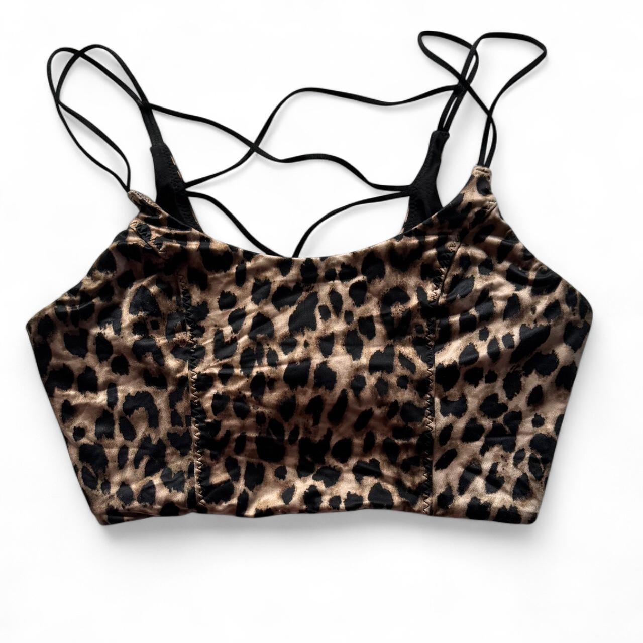 Victoria's Secret leopard print bralette Size:... | Depop