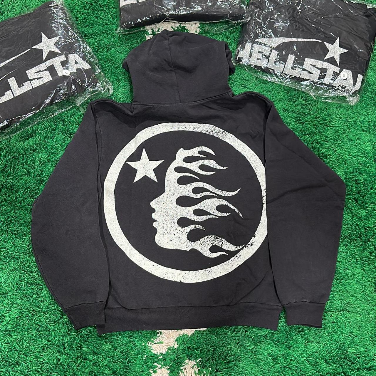 Hellstar Basic Hoodie🔥 Brand new w bag, super clean... - Depop