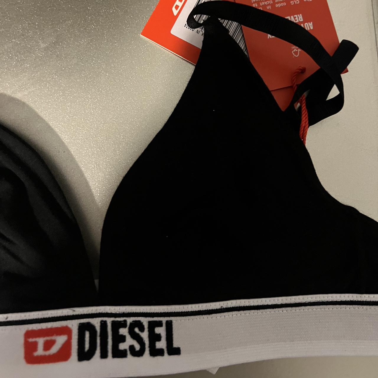 Black Diesel Bra. Never worn. Size 2 - Depop
