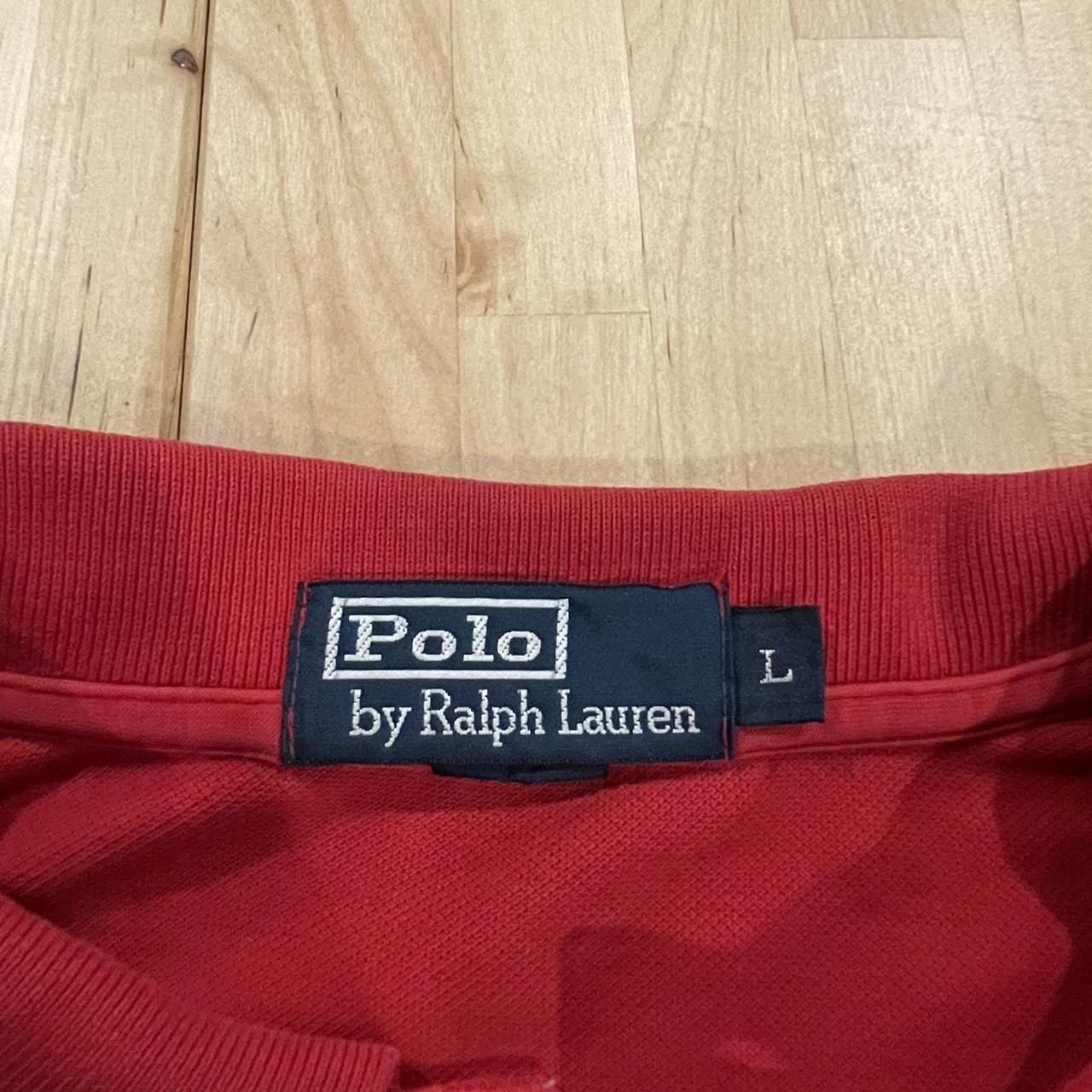Polo Ralph Lauren Red Polo... - Depop